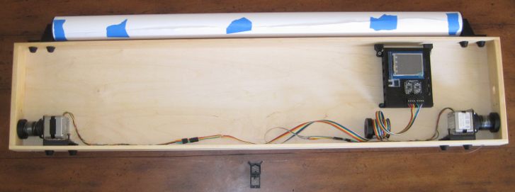 DrawBot, now ACTUALLY wall mounted! | MakerBlock